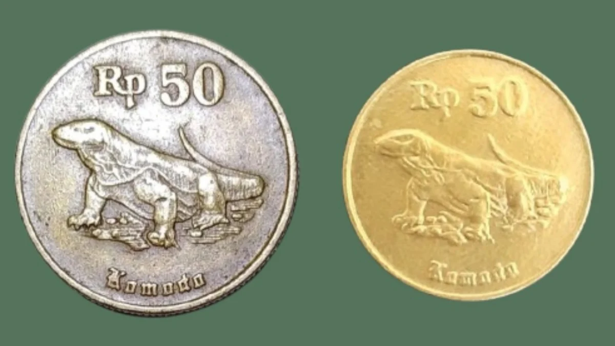 Millenial Masih Ingat Koin Komodo 50 Rupiah? Kini Harganya Mahal ...