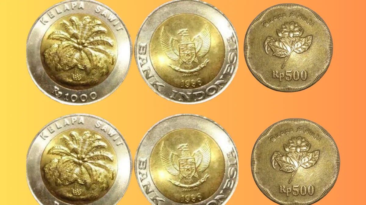 Titik Lokasi Jual Uang Kuno Rp 1000 Kelapa Sawit dan Rp 500 Bunga ...