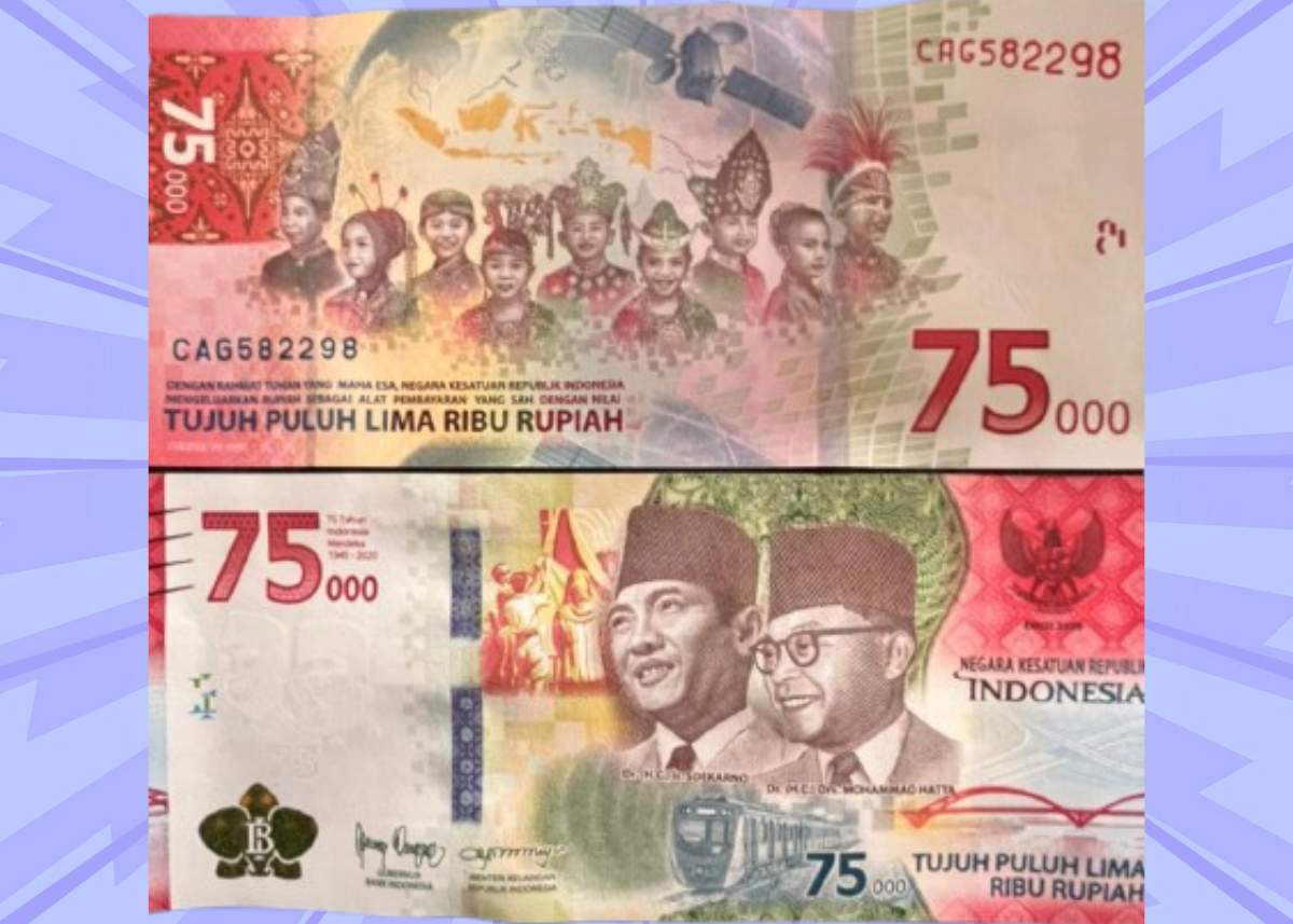 Apakah Uang Rp75 Ribu Langka? Ini Kisaran Harga Jualnya Tembus Rp60 ...
