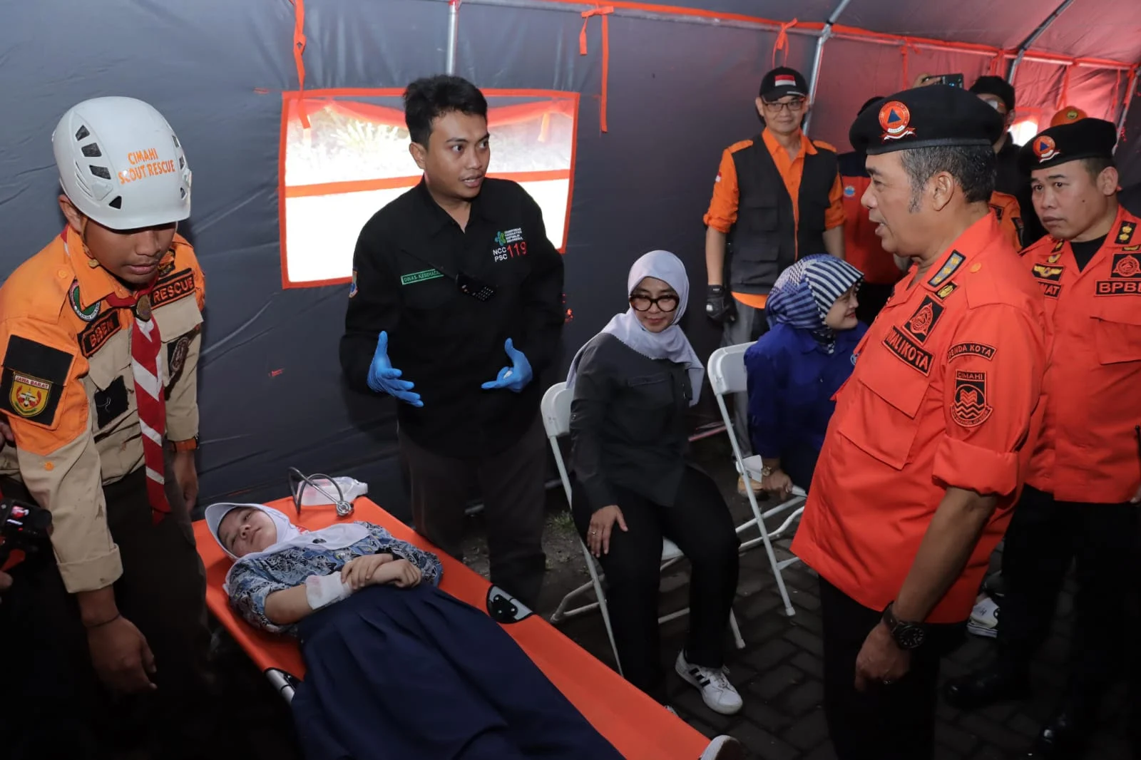 Belajar Evakuasi Sejak Dini, Pelajar di Cimahi Dilibatkan dalam Simulasi Hadapi Bencana ...