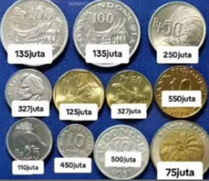 Catat 7 Koin Kuno Termahal di Indonesia, Ternyata Ada yang Lebih Mahal dari Motor Baru ...