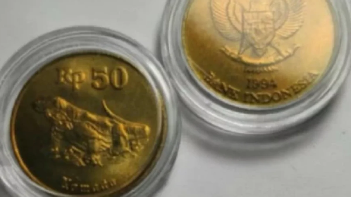 Ciri-Ciri Koin Kuno 50 Perak Komodo dan Koin 1000 Kelapa Sawit yang Harganya Rp100 Juta ...