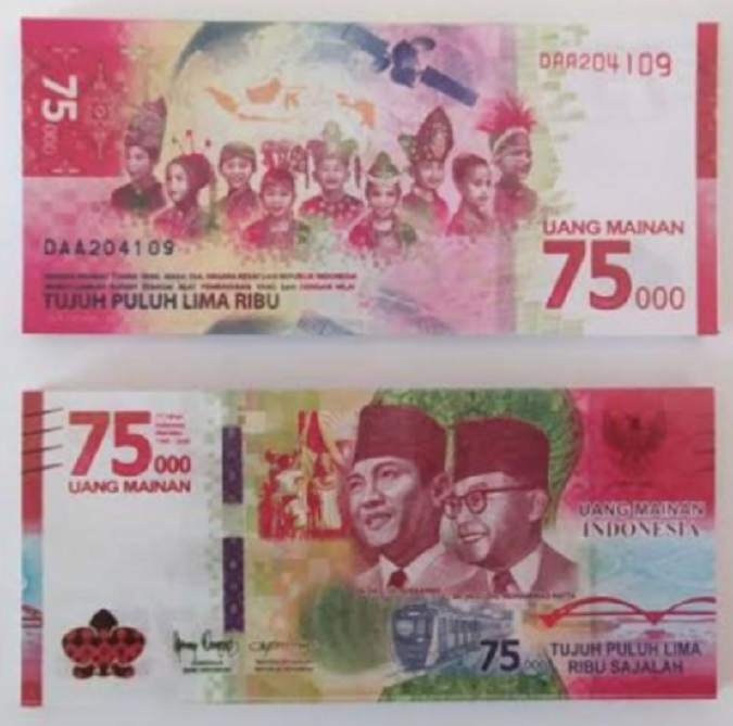 Harga Uang 75 Ribu Rupiah Edisi Kemerdekaan Tembus Rp10 Juta, Ini Cara ...