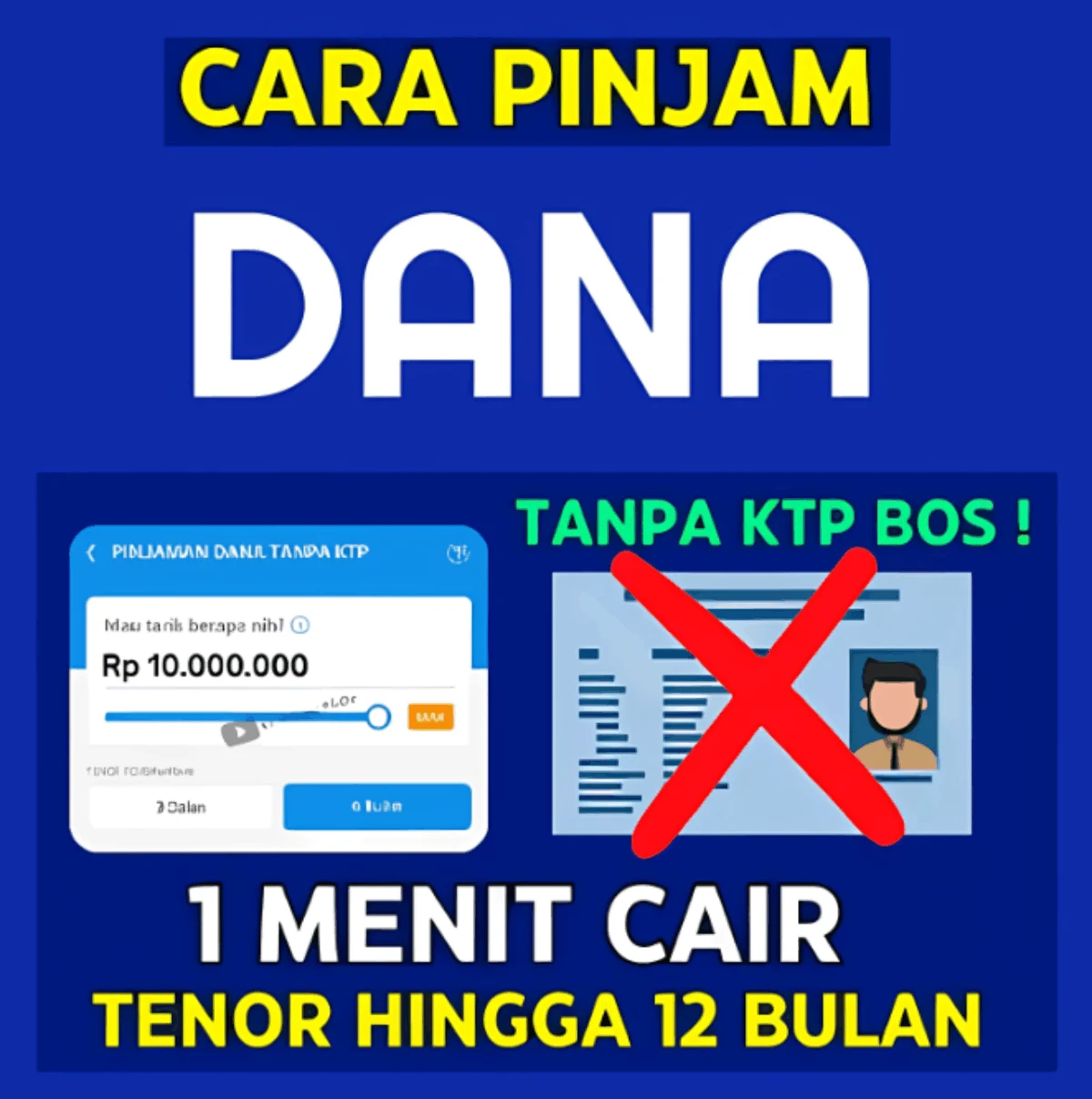Cara Pinjam Saldo DANA hingga Rp10 Juta Tanpa KTP – jabarekspres.com