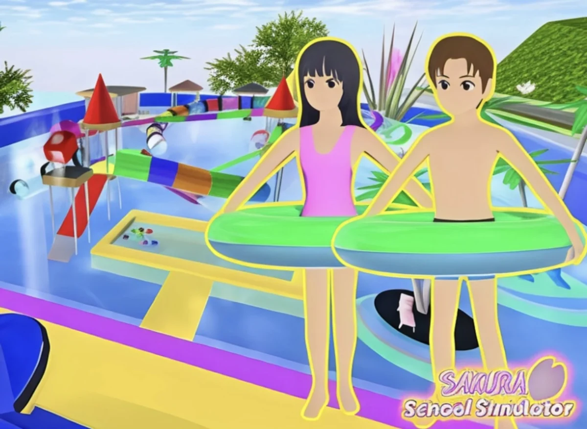 Tutorial Bikin Kolam Renang Seru di Sakura School Simulator! Bisa Buat ...