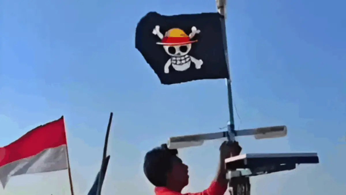 Viral Bendera One Piece Berkibar Simbol Perlawanan di Negeri yang ...