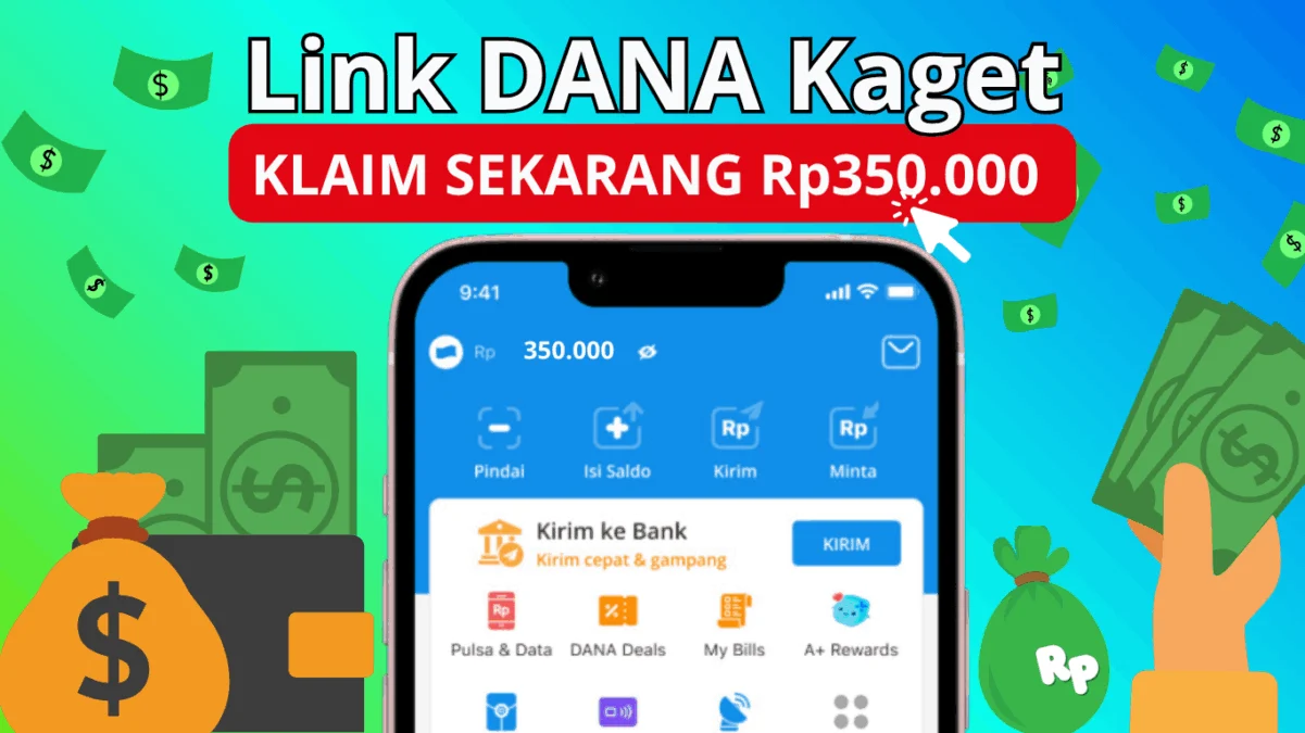 Cuma Modal Nomor HP, Tarik Saldo DANA Gratis hingga Rp350.000 Tanpa ...