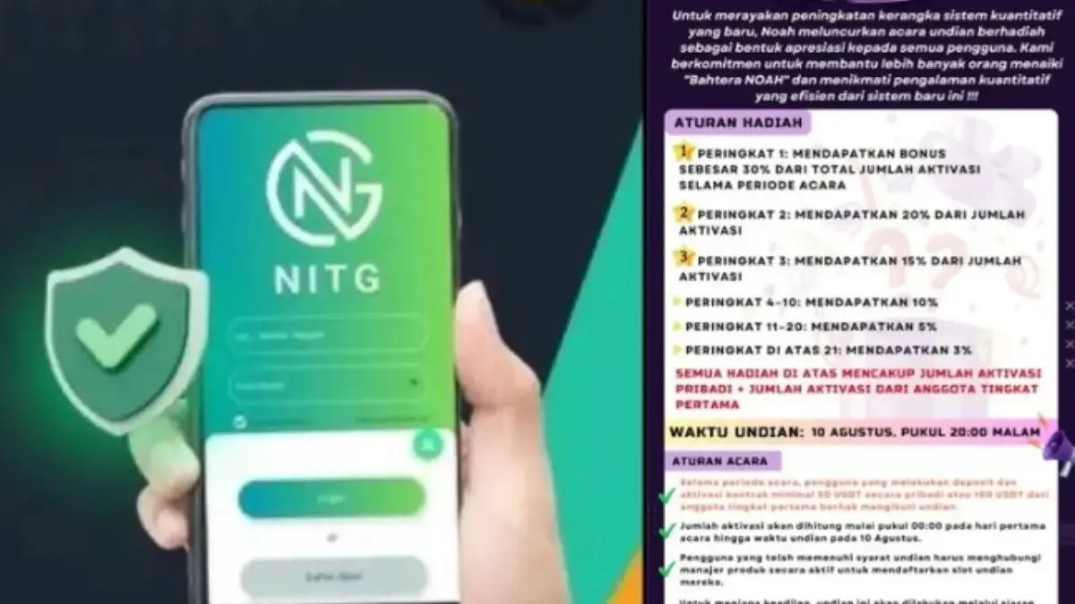 Aplikasi NITG SCAM Pekan Depan, Benarkah? Bukti Kuat Mulai Terlihat ...