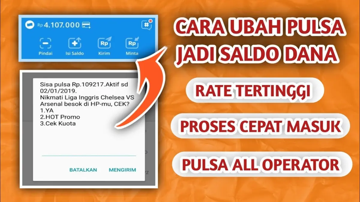 6 Cara Mengubah Pulsa Menjadi Saldo DANA, Anti Ribet Langsung Cair ...