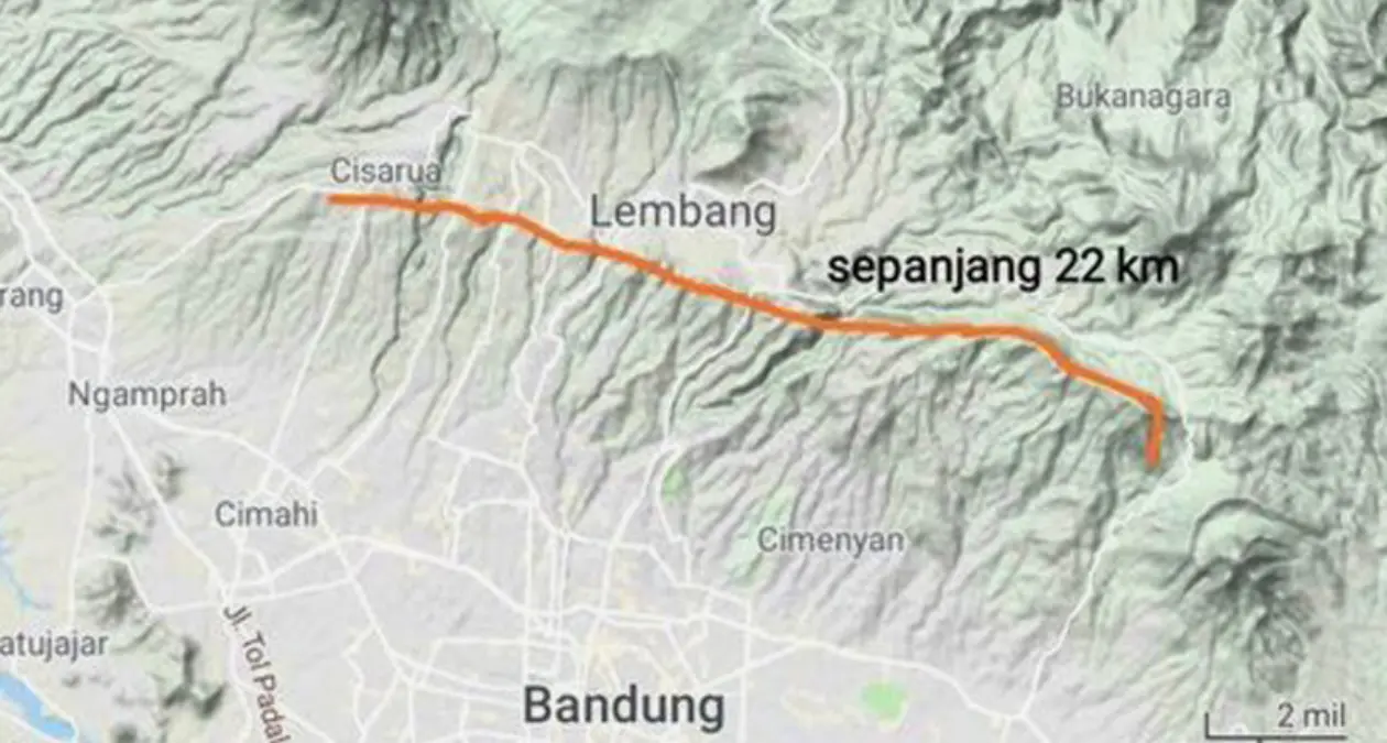 Fakta Ilmiah Sesar Lembang, Ancaman Gempa Besar yang Mengintai Bandung ...