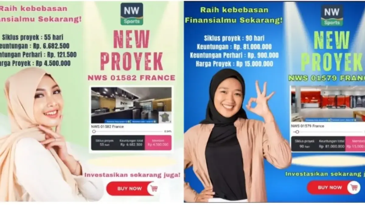 Aplikasi NWSport Batal Scam, Muncul Proyek Baru Makin Menggiurkan, Masih Aman Untuk Invest ...