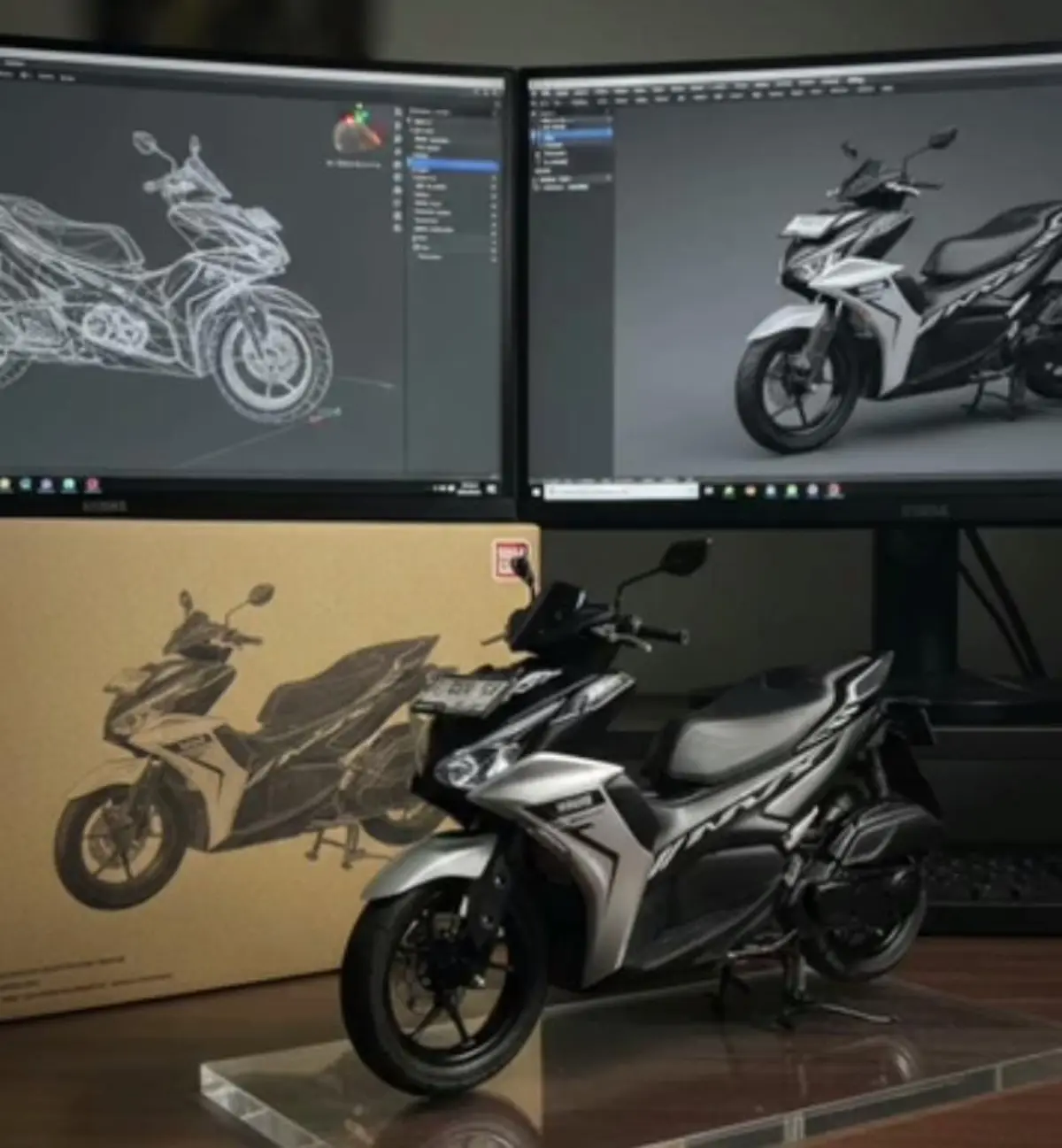 Ini Dia Tutorial Mudah Cara Edit Foto Miniatur Motor Viral ...
