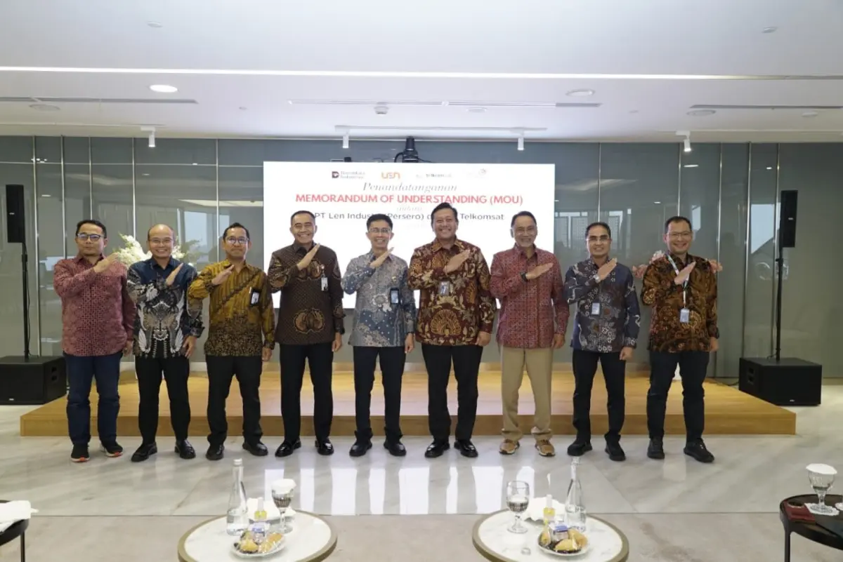 Telkomsat dan PT Len Industri (Persero) Tandatangani MoU untuk Perkuat ...