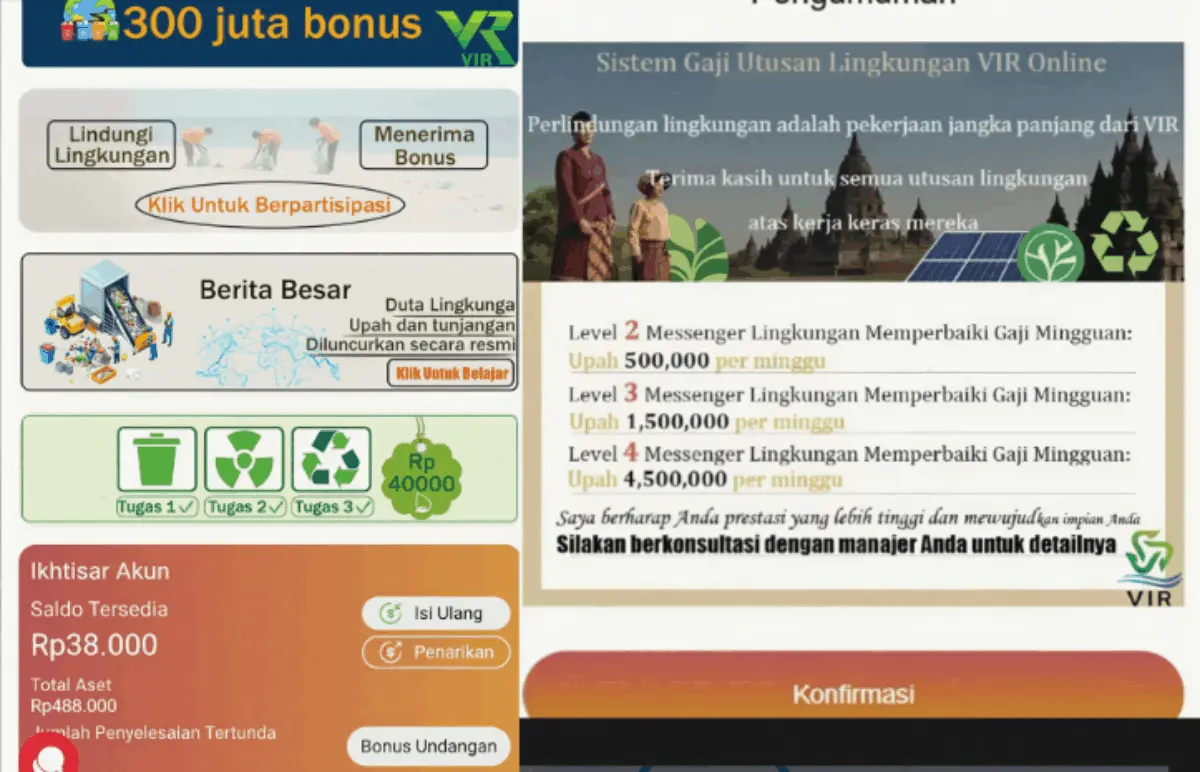 Fakta di Balik Aplikasi VIR, Apakah Aman atau Scam? Janjikan Uang dari ...
