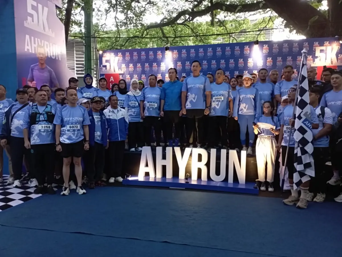 Ikut Bareng Lari Marathon, Membuat AHY Ingat Masa Kecil di Kota Bandung ...
