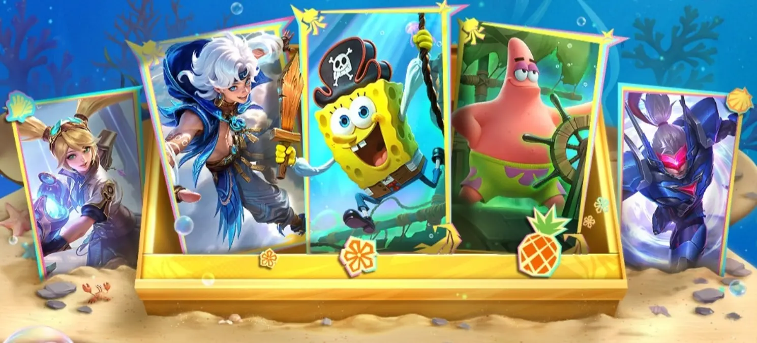 Daftar Skin Hero MLBB x Spongebob dan Cara Dapatnya Secara Gratis ...