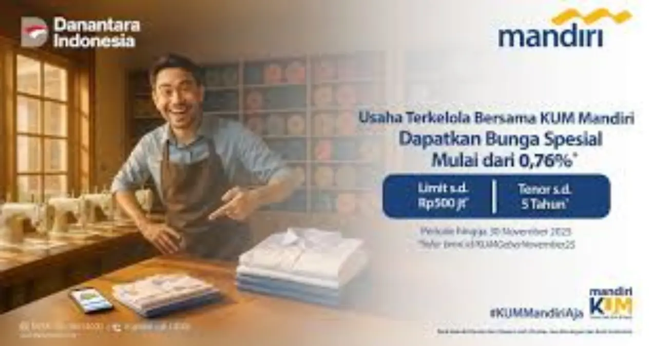 Bukan KUR! Tabel Angsuran KUM Mandiri 2025: Pinjaman Komersil hingga ...