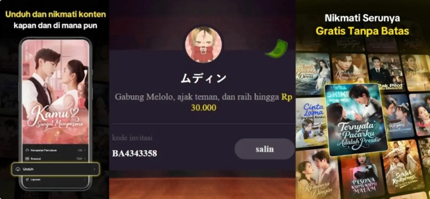Tutorial Cara Dapat Uang di Aplikasi Melolo, Hasilkan Rp30.000 Dengan ...