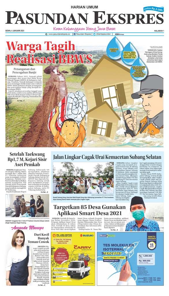 (E-Paper) Pasundan 4 Januari 2021 – Pasundan Ekspres