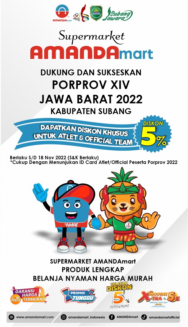 Amanda Mart Beri Diskon 5 Persen Bagi Atlet dan Official Team Porprov ...