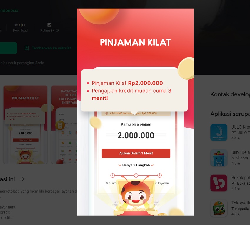 Pinjaman 500 Ribu Langsung Cair, KTP Tanpa Ribet! Pas Nih yang Mau Cari Pinjaman 2023 ...