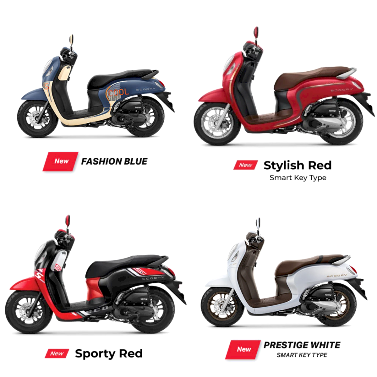 8 Warna Baru Honda Scoopy 2023: Stylish, Modern, dan Nyaman – Pasundan ...