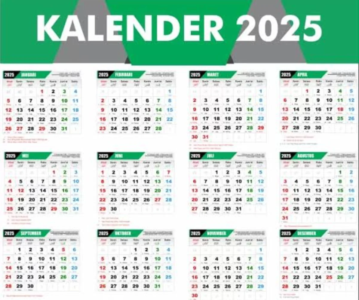 Pecinta Liburan Wajib Tahu! Kalender dan Jadwal Libur Nasional 2025 ...