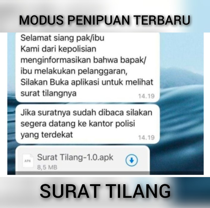 Hati-Hati! Modus Baru Penipuan Surat Tilang di WhatsApp, Saldo Bank Bisa Disedot Habis – Radar Garut