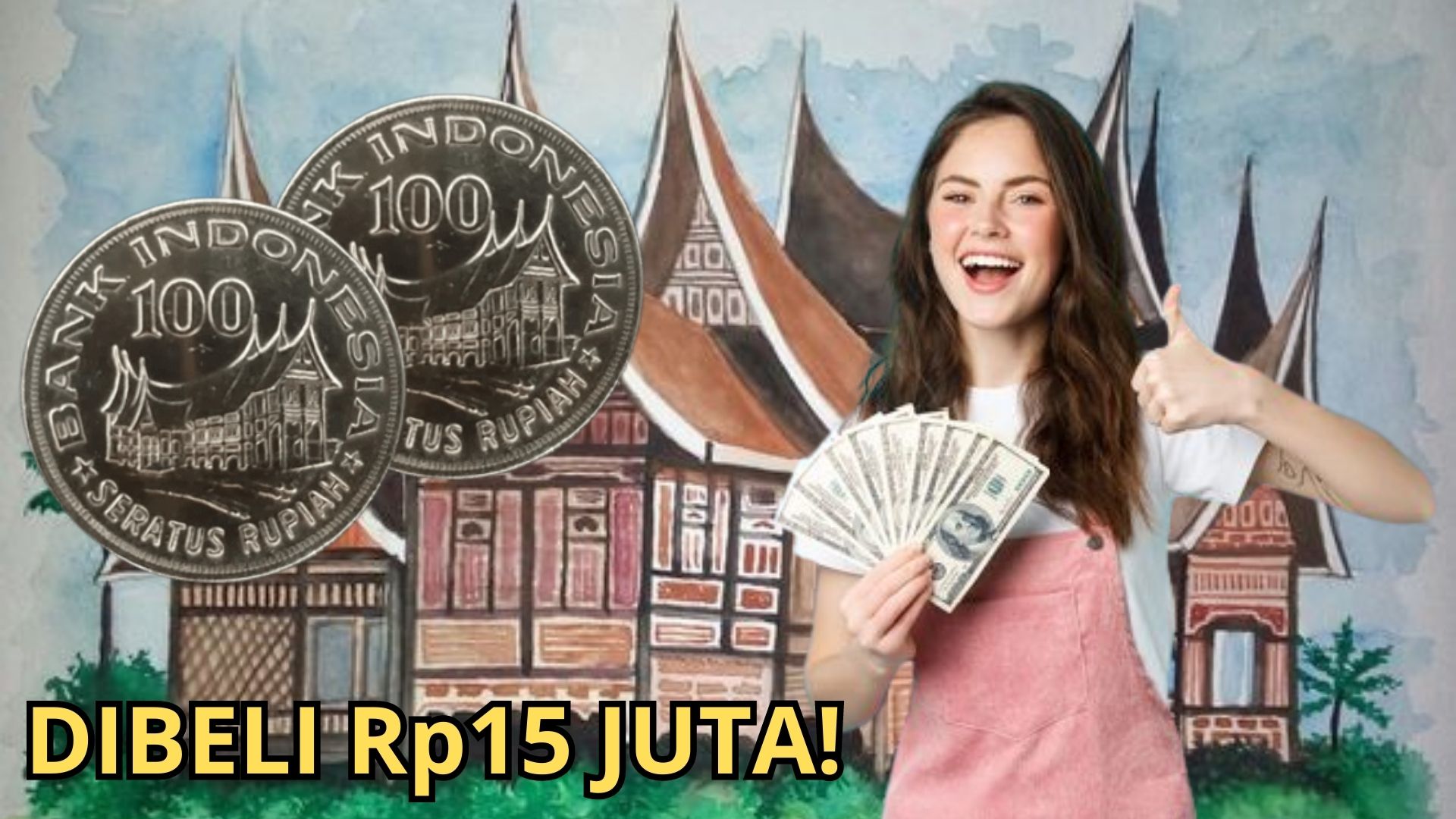 Masih Punya Uang Kuno Rp100 Gambar Rumah Gadang? Youtuber Ini Berani ...