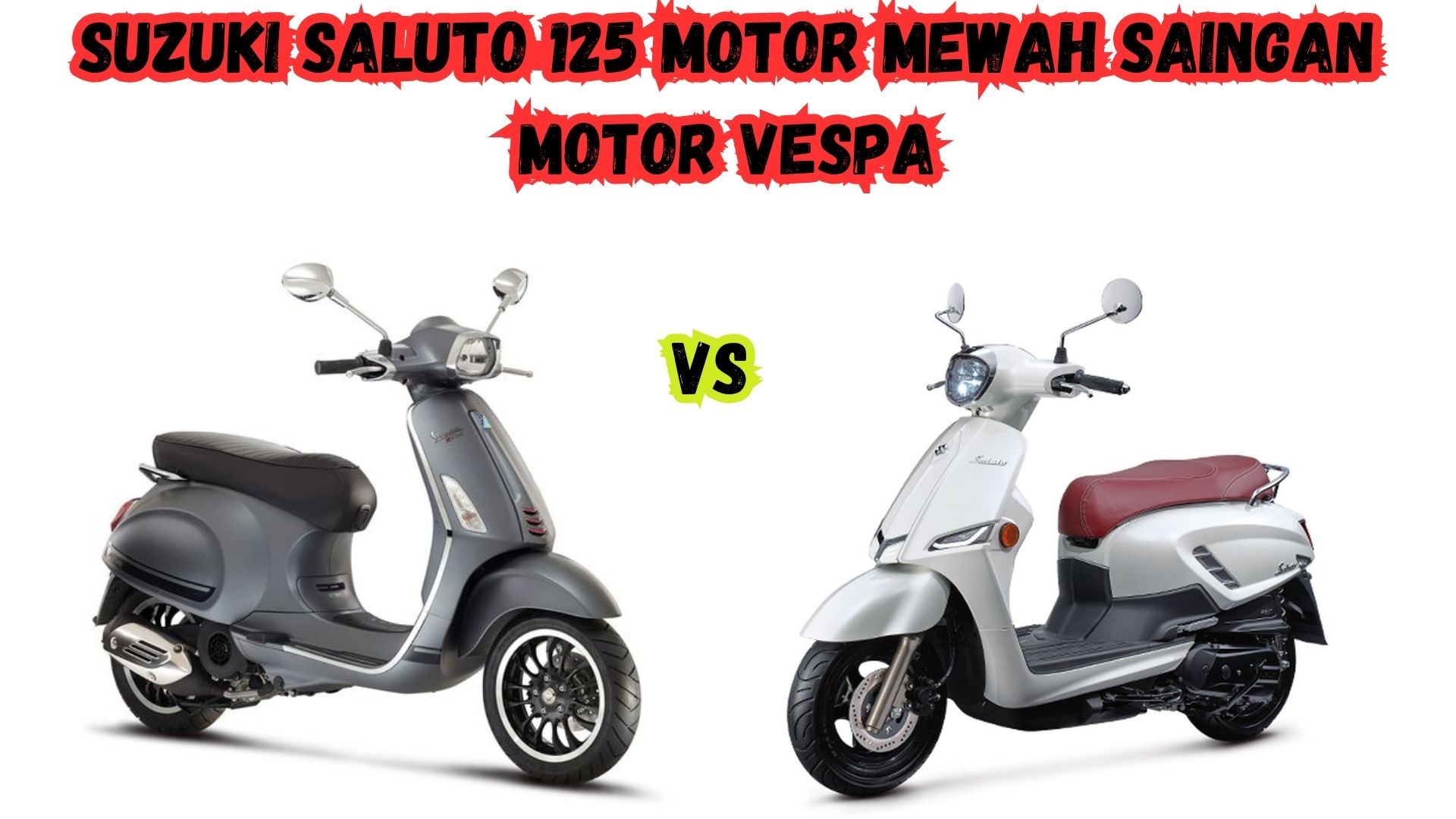 Lebih Murah! Suzuki saluto 125 Motor Mewah Saingan Motor Vespa, Begini ...