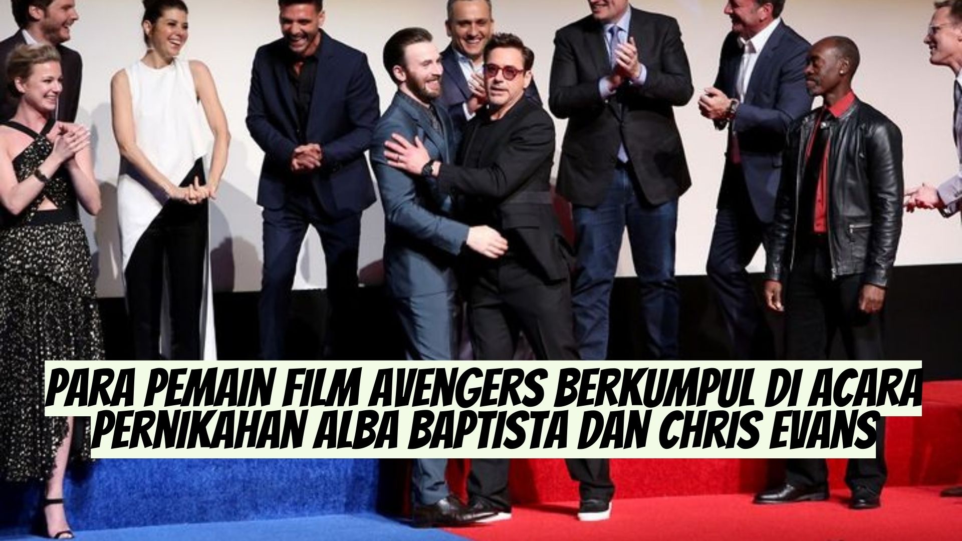 Para Pemain Film Avengers Berkumpul di Acara Pernikahan Alba Baptista ...