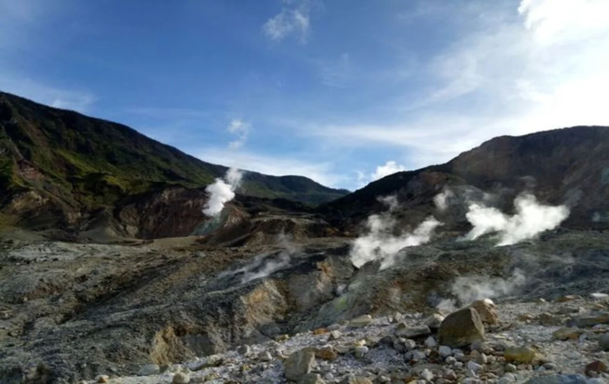 Harga di Taman Wisata Alam Gunung Papandayan Garut 2024, Panorama Indah ...