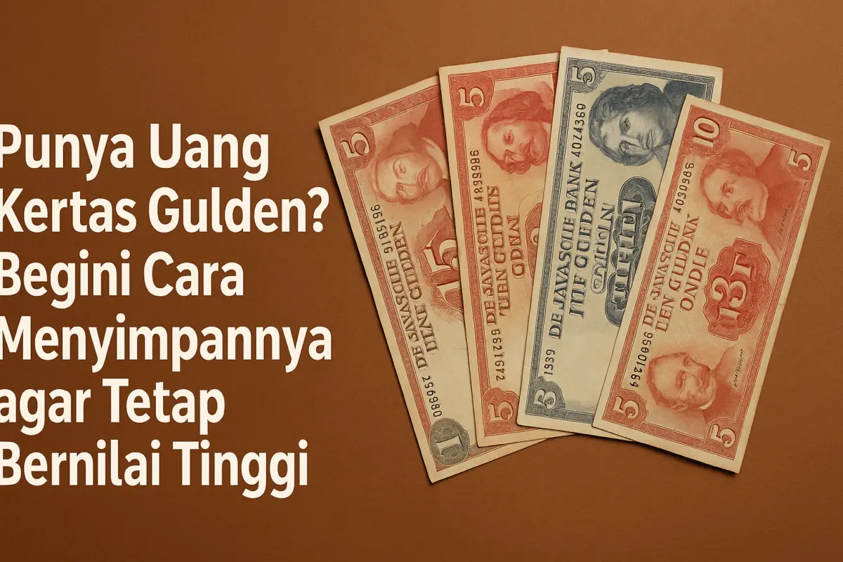 Punya Uang Kertas Gulden? Begini Cara Menyimpannya agar Tetap Bernilai ...