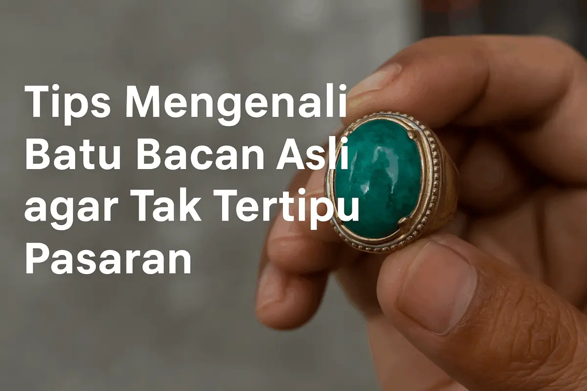 Tips Mengenali Batu Bacan Asli agar Tak Tertipu Pasaran – Radar Garut