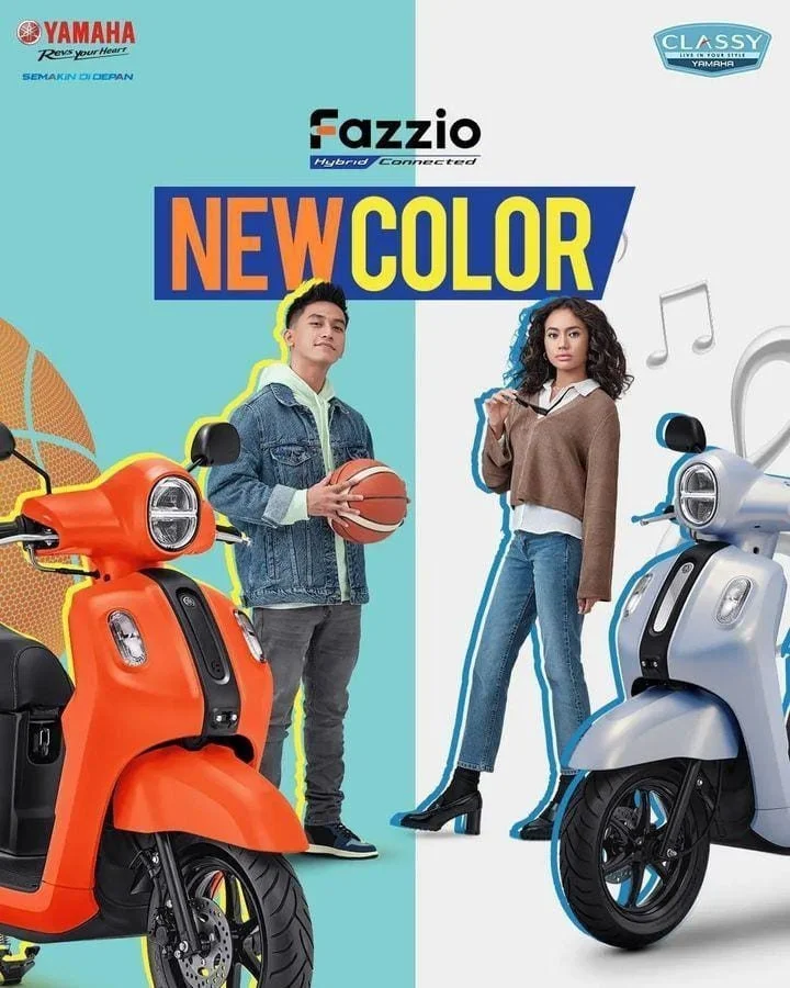 Kini Hadir Varian Terbaru Dari Yamaha Fazzio Dengan Warna Baru ...