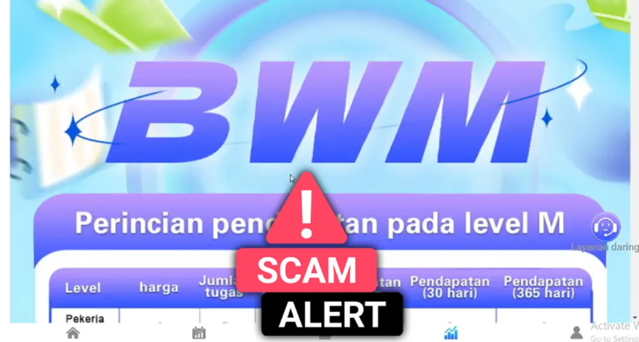 Muncul Lagi Aplikasi BWM yang Berkedok Baca Novel Dapat Uang Scam ...