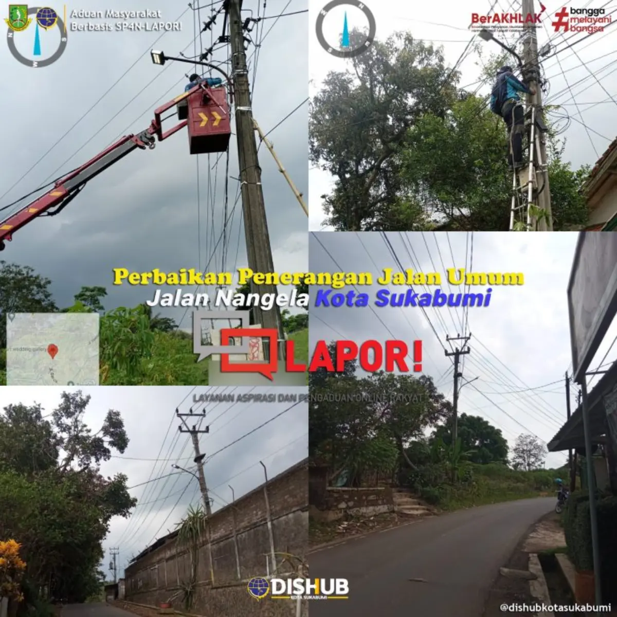 Dishub Kota Sukabumi Terima 138 Aduan Kerusakan PJU – Sukabumi Ekspres