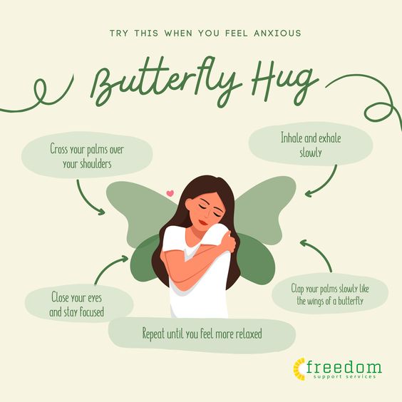 Mengenal Butterfly Hug atau Metode Memeluk Diri Sendiri – Sumedang Ekspres