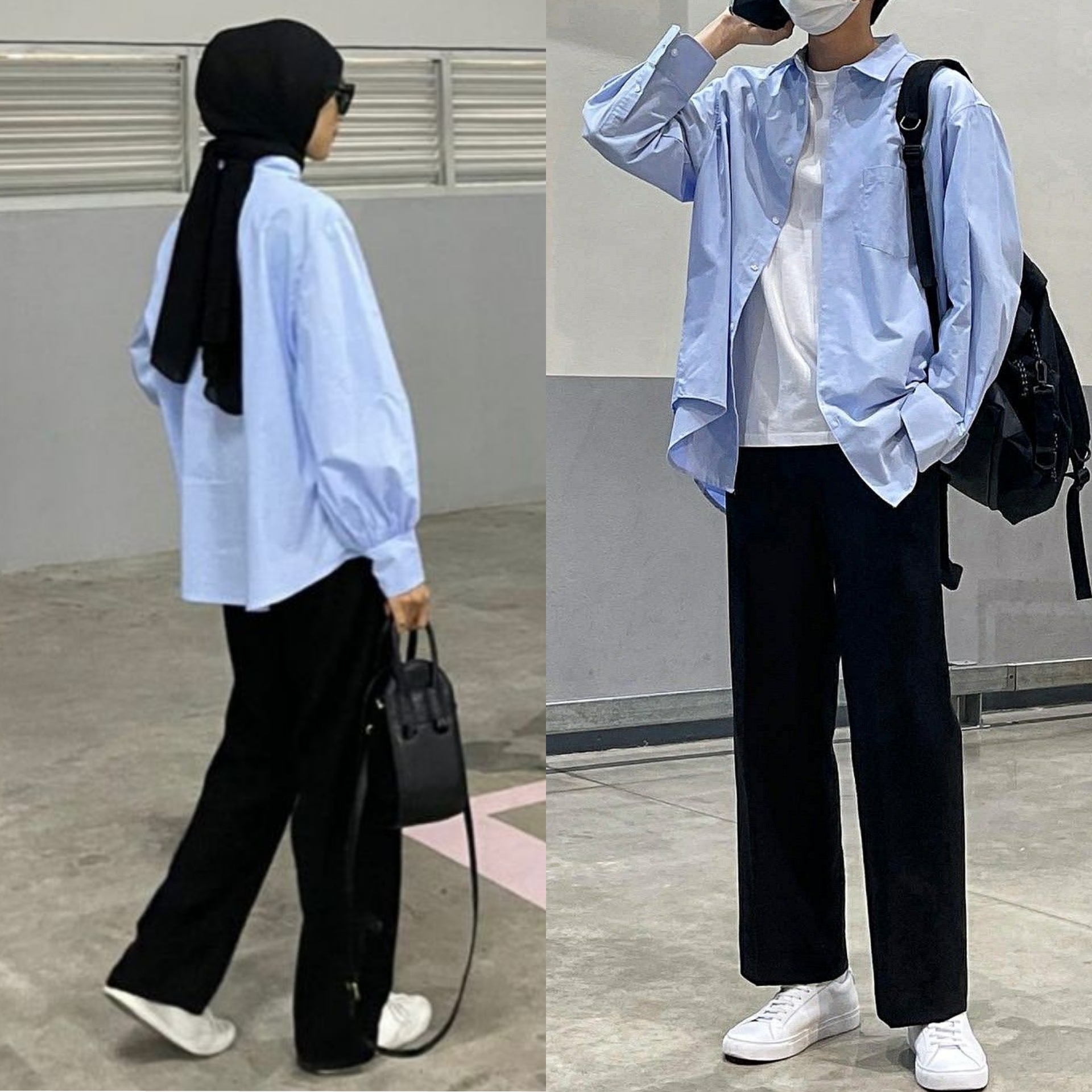 Baju Biru Muda Cocok dengan Celana Warna Apa Yaa? Yuk Liat Inspirasinya ...