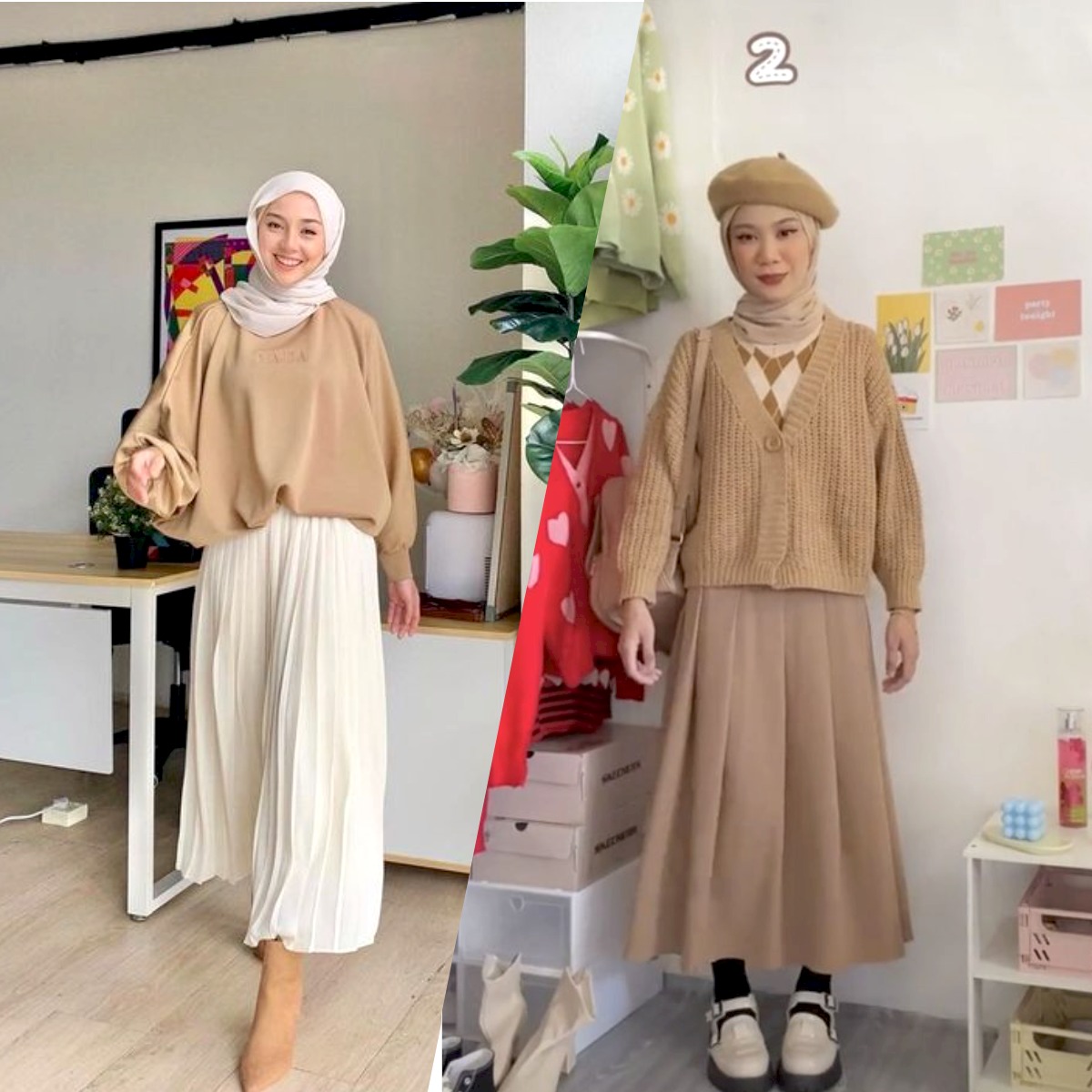 Earth Tone Addict Merapat! 15 Rekomendasi Warna Jilbab Tone Coklat Yang ...