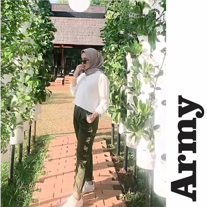 OOTD KECE! Celana Hijau Army Cocok Dengan Baju Warna Apa? – Laman 3 ...