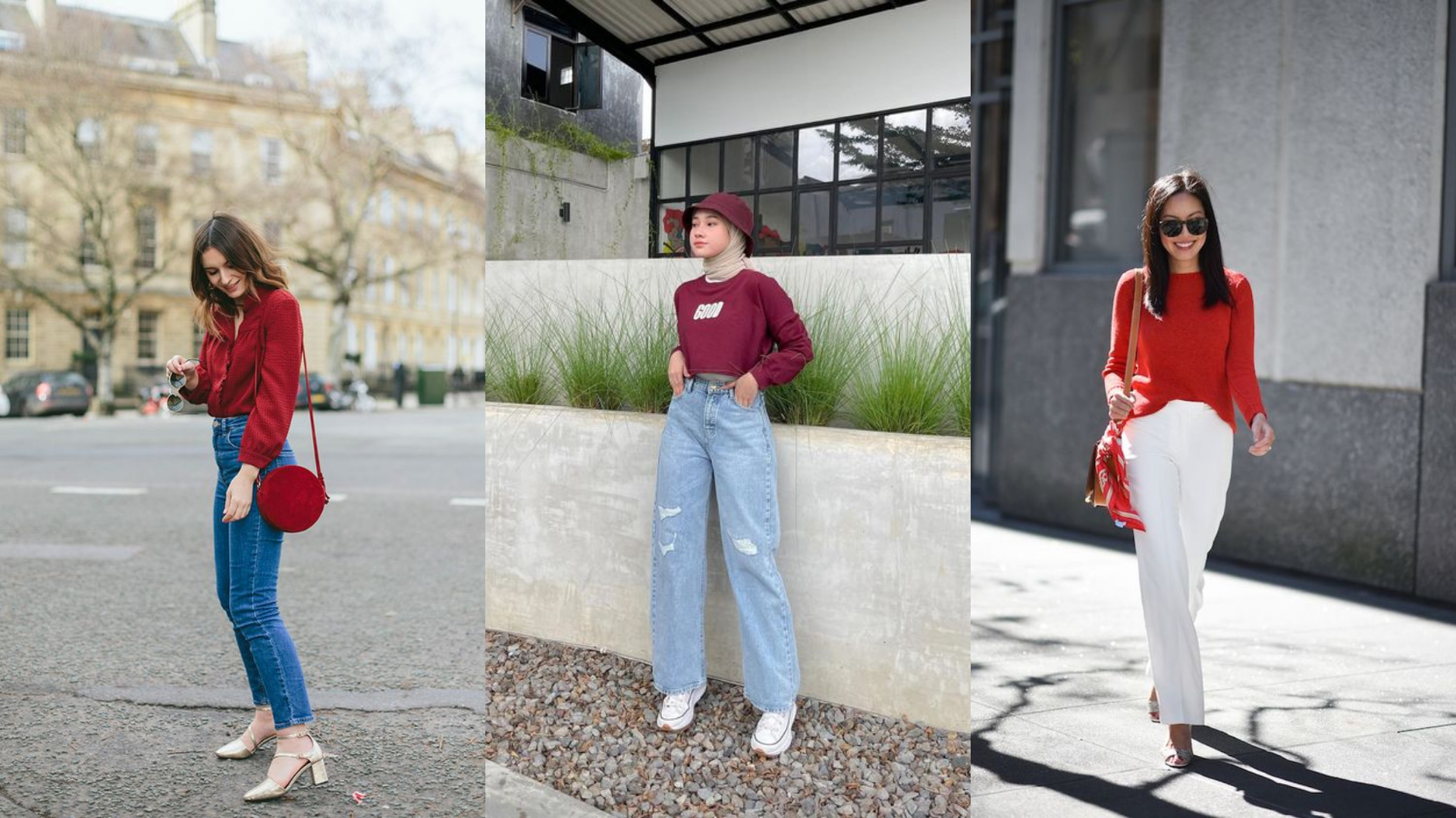 Baju Merah Cocok dengan Celana Warna Apa Ya? Yuk Intip 7 Inspirasinya ...