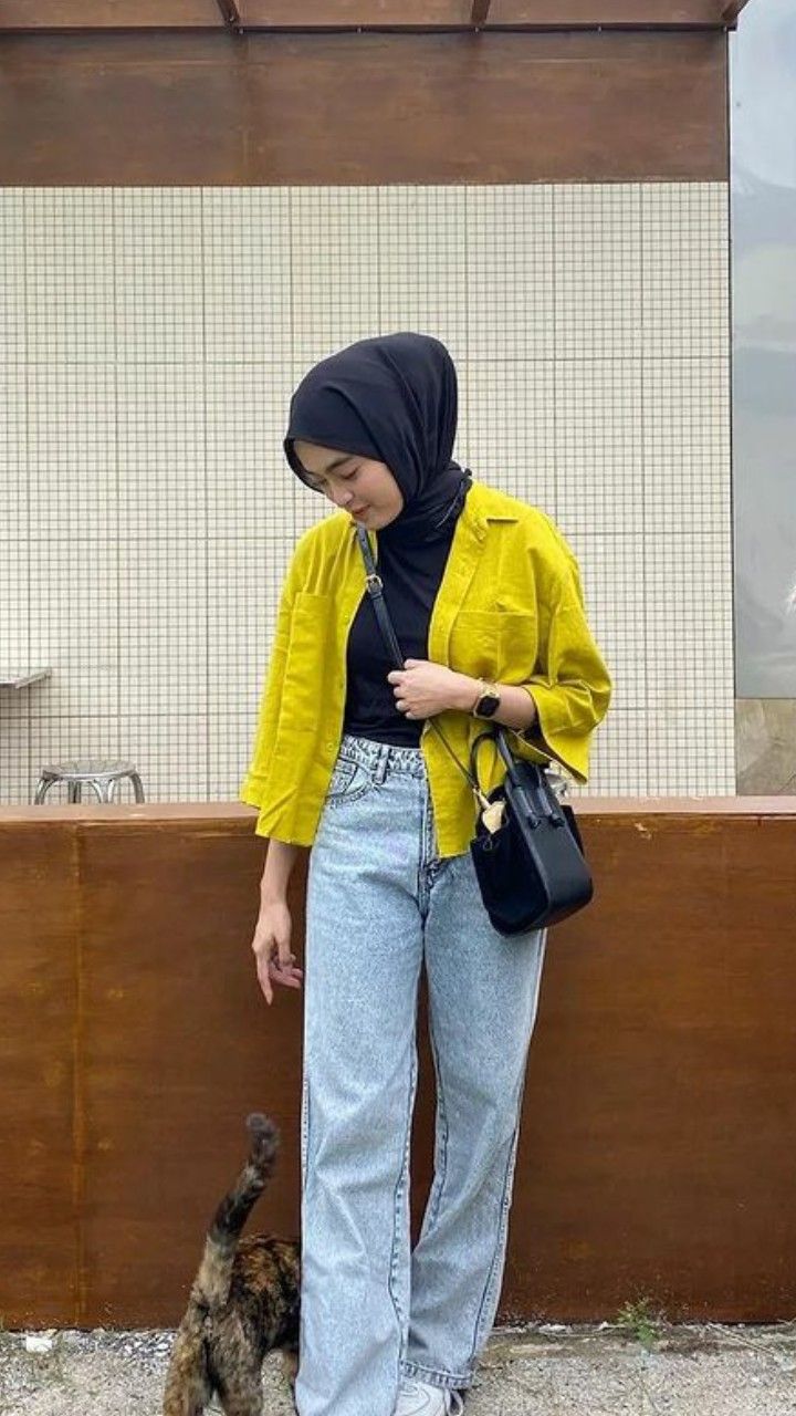 Empat Rekomendasi Outfit Baju Warna Kuning Lemon Dengan Hijab – Laman 2 ...