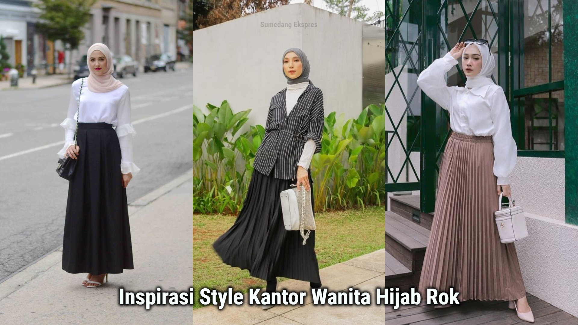 Inspirasi Style Kantor Wanita Hijab Rok yang Cozy dan Gak Ribet – Laman ...