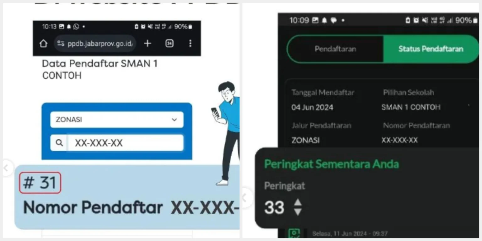 Tutorial Cek Peringkat Pendaftaran PPDB Jabar 2024 di Sapawarga dan Website – Laman 2 – Sumedang ...