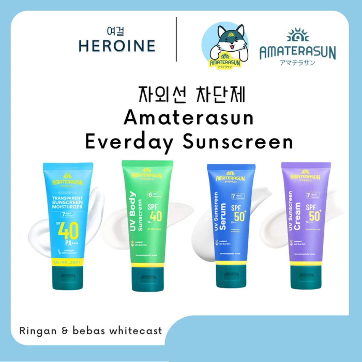 Rekomendasi 4 Varian Face Sunscreen Amaterasun yang Wajib Kamu Coba ...