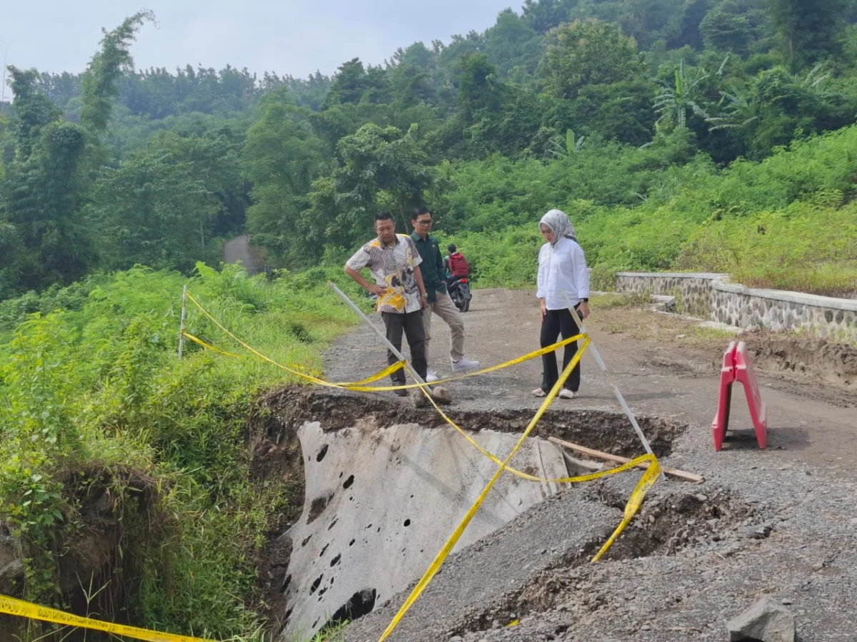 Cinot Tinjau Jalan Longsor di Haurpapak, Dorong Prioritas Perbaikan ...