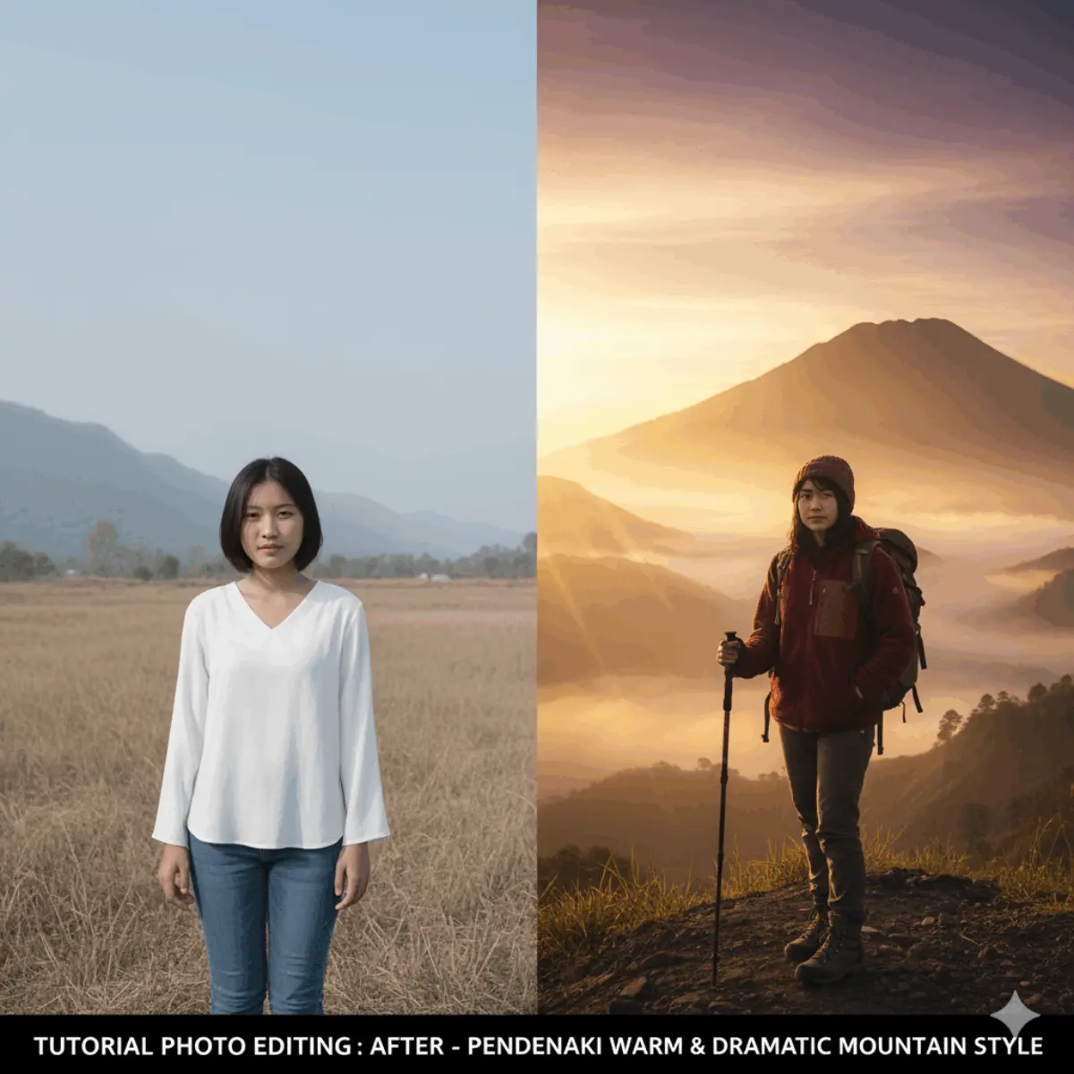 Tutorial Photo Editing: Ubah Potret Jadi Cewek Pendaki Keren (Gaya Tampomas yang Warm & Dramatis ...